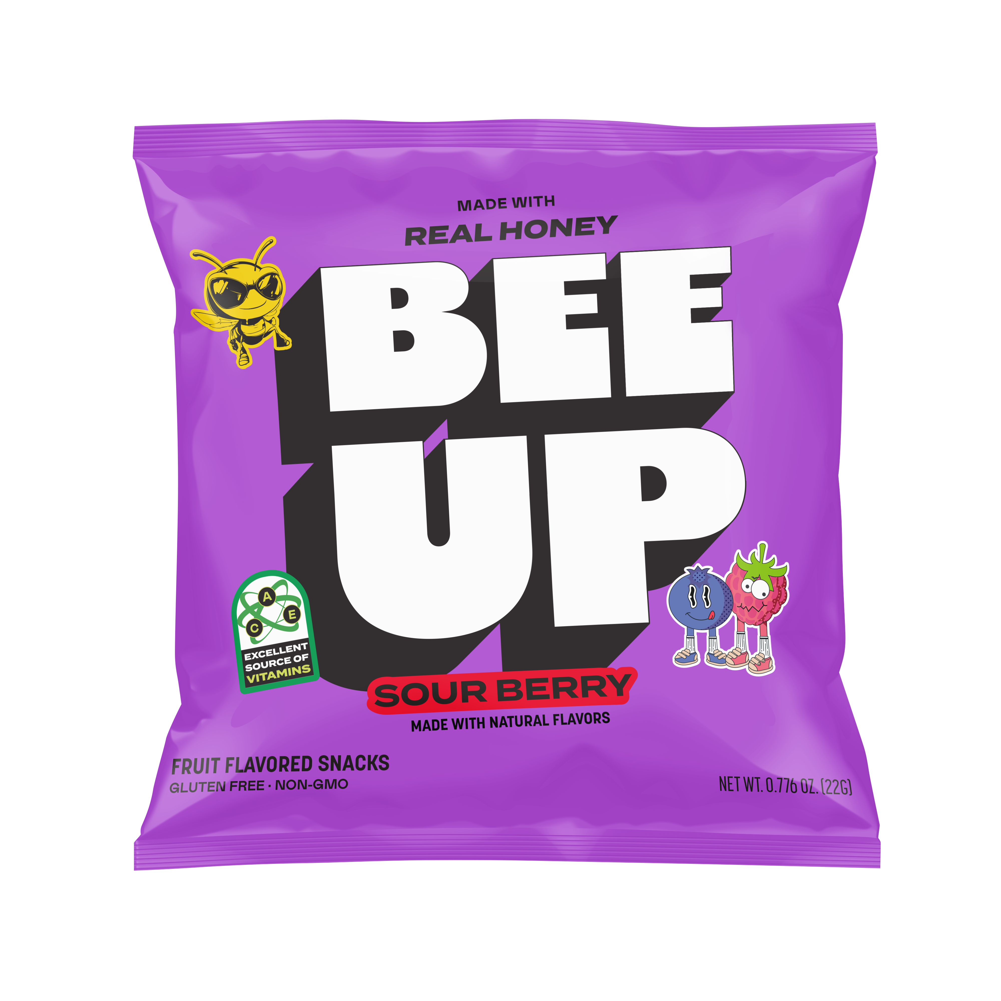 Sour Berry Honey Fruit Snacks – BEEUP